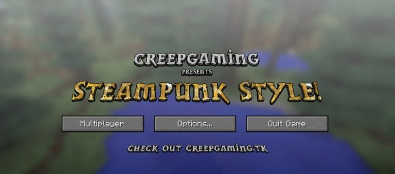 Мод Custom Main Menu для Майнкрафт 1.12.1, 1.12.2 скачать