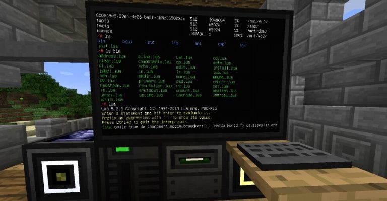 Мод OpenComputers для Майнкрафт 1.11.2, 1.12.2 скачать